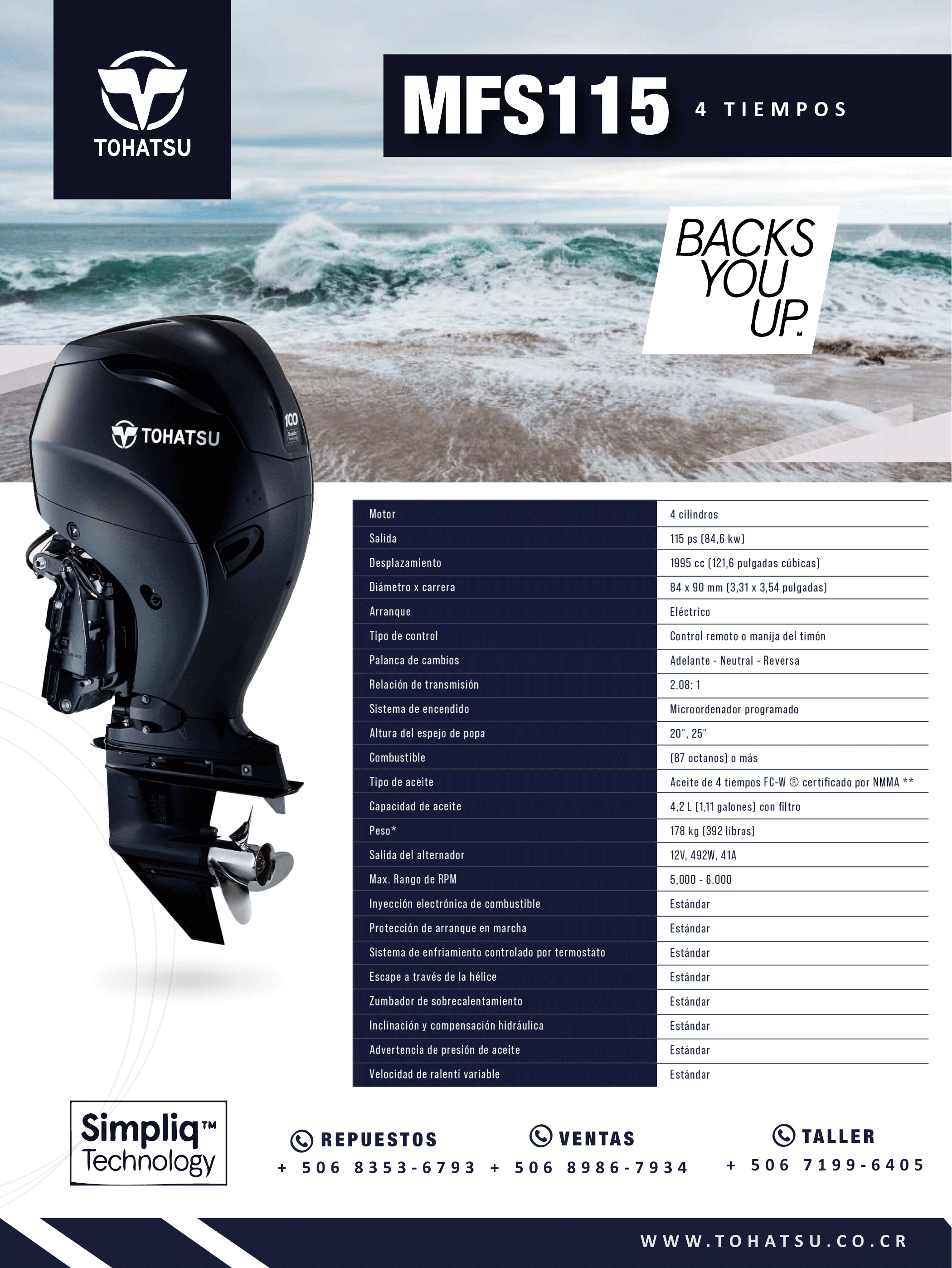 Tohatsu MFS 115 – Todo Motor